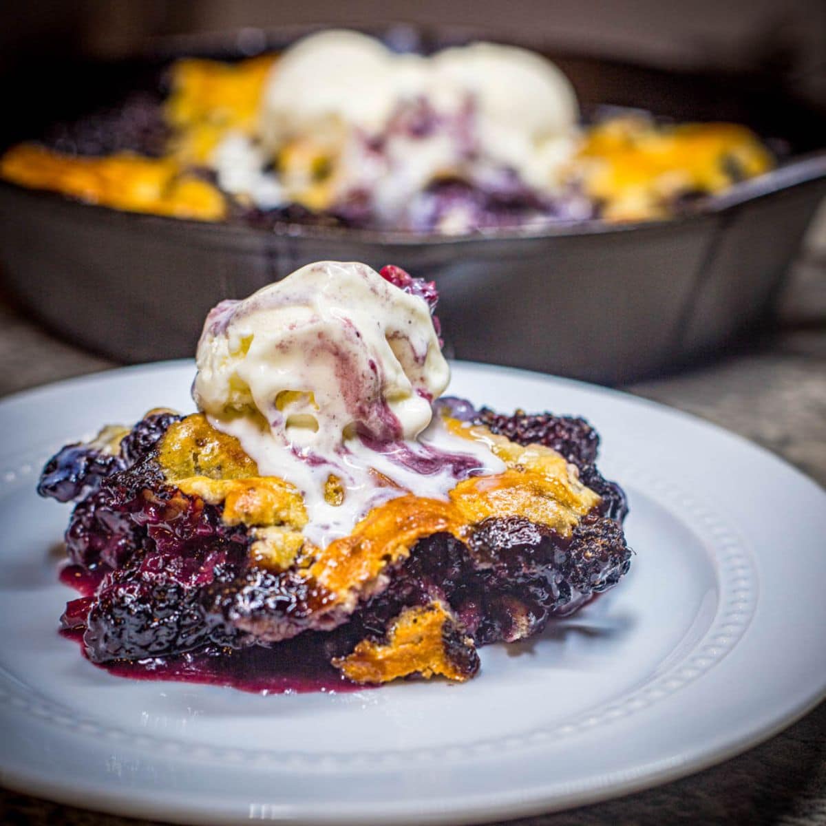 Best Southern Blueberry Cobbler - Kolby Kash