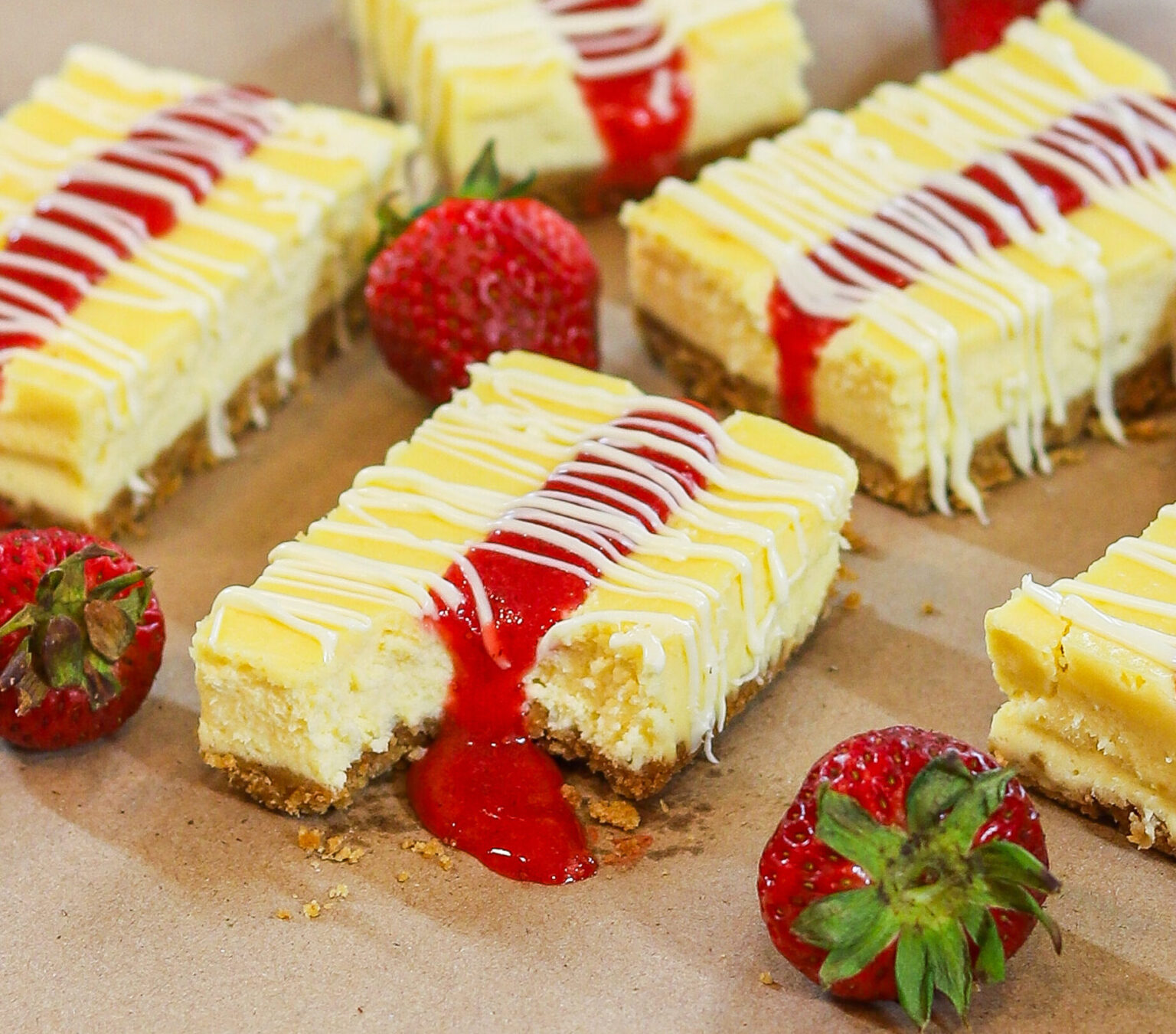 Cheesecake Bars: Copycat Philadelphia Cheesecake Bars - Kolby Kash
