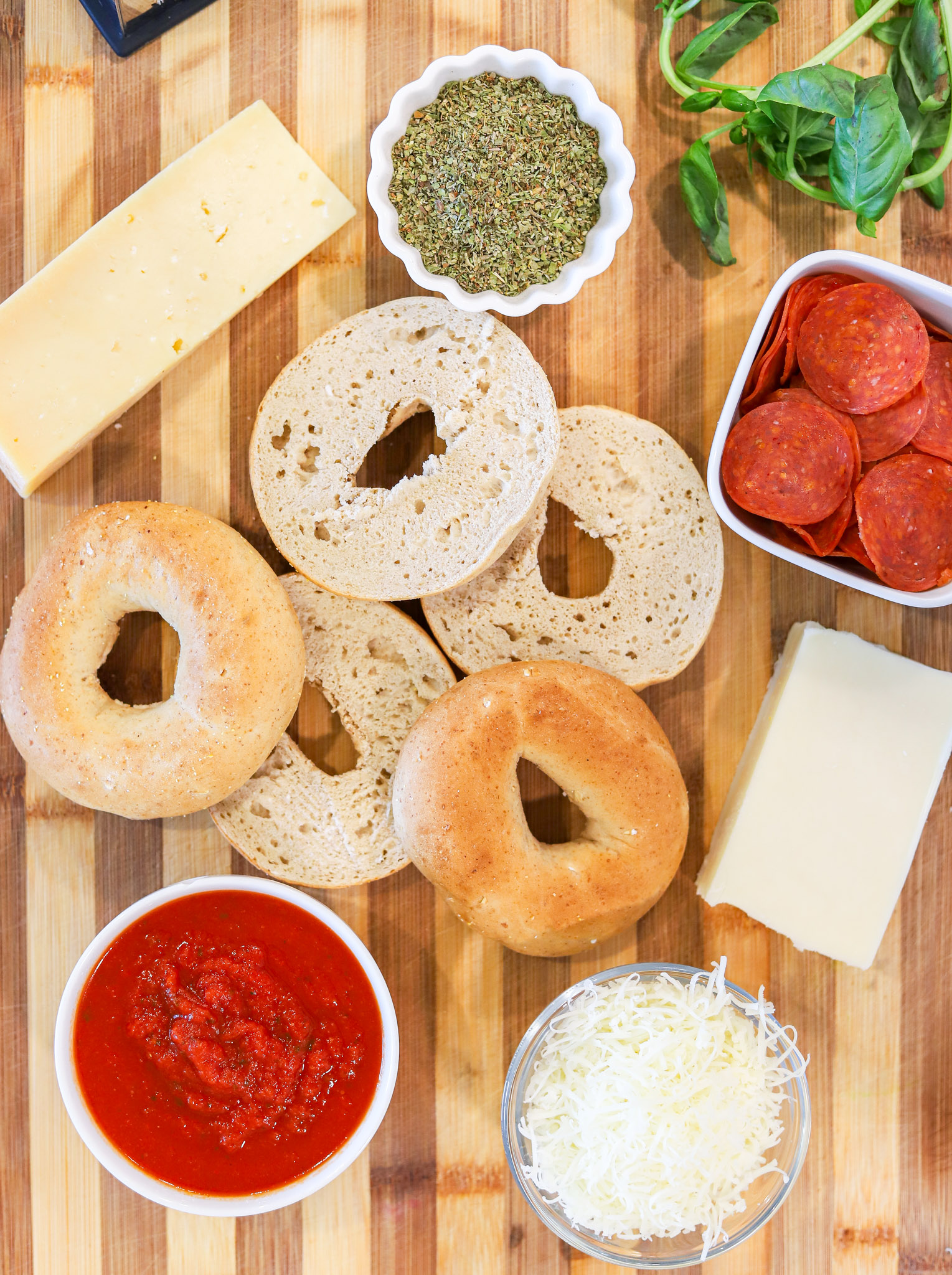 Pizza Bagels - Kolby Kash