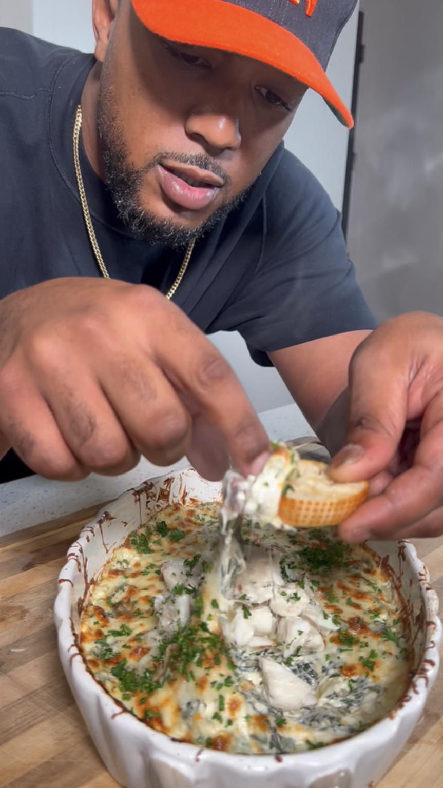 Spinach Dip with Jumbo Lump Crab - Kolby Kash