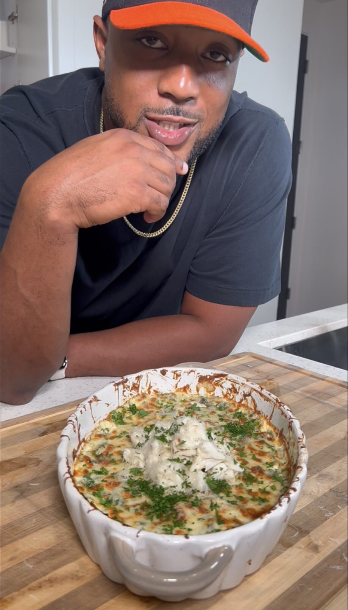 Spinach Dip with Jumbo Lump Crab - Kolby Kash